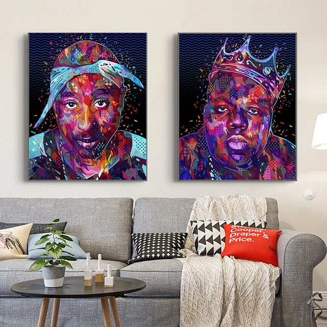 Tupac And Biggie Painting