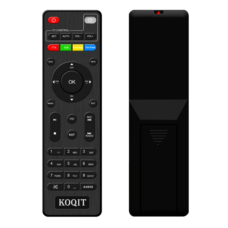 Koqit mando a distancia V5H MeeCast K1 Mini, Cable de pantalla Led, DVB S2, receptor de TV ...