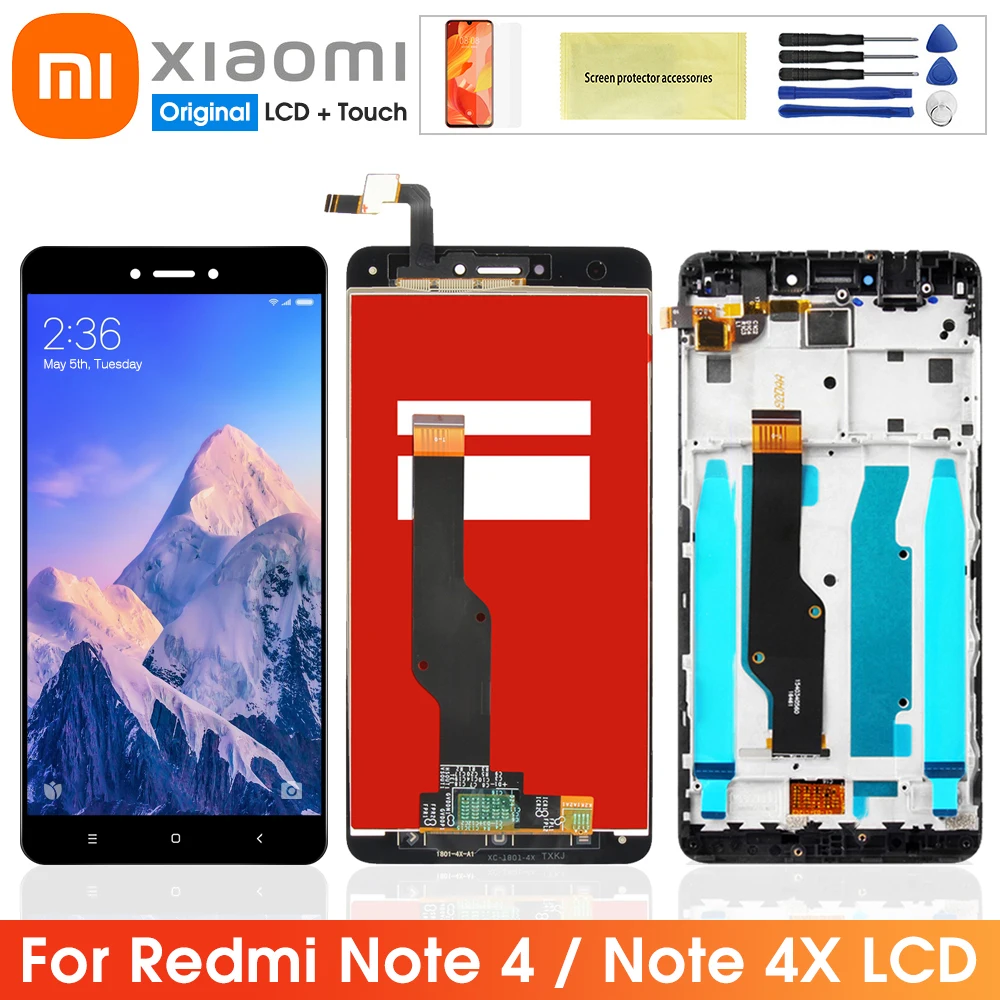 Pantalla Lcd para Xiaomi Redmi Note 4/ Redmi Note 4x Global, digitalizador de pantalla táctil ...