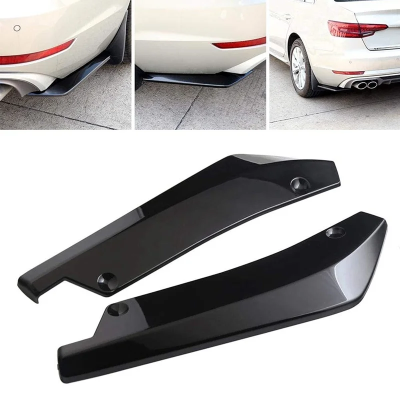 Universal Car Rear Bumper Lip Angle Splitters Diffuser Decorative ...