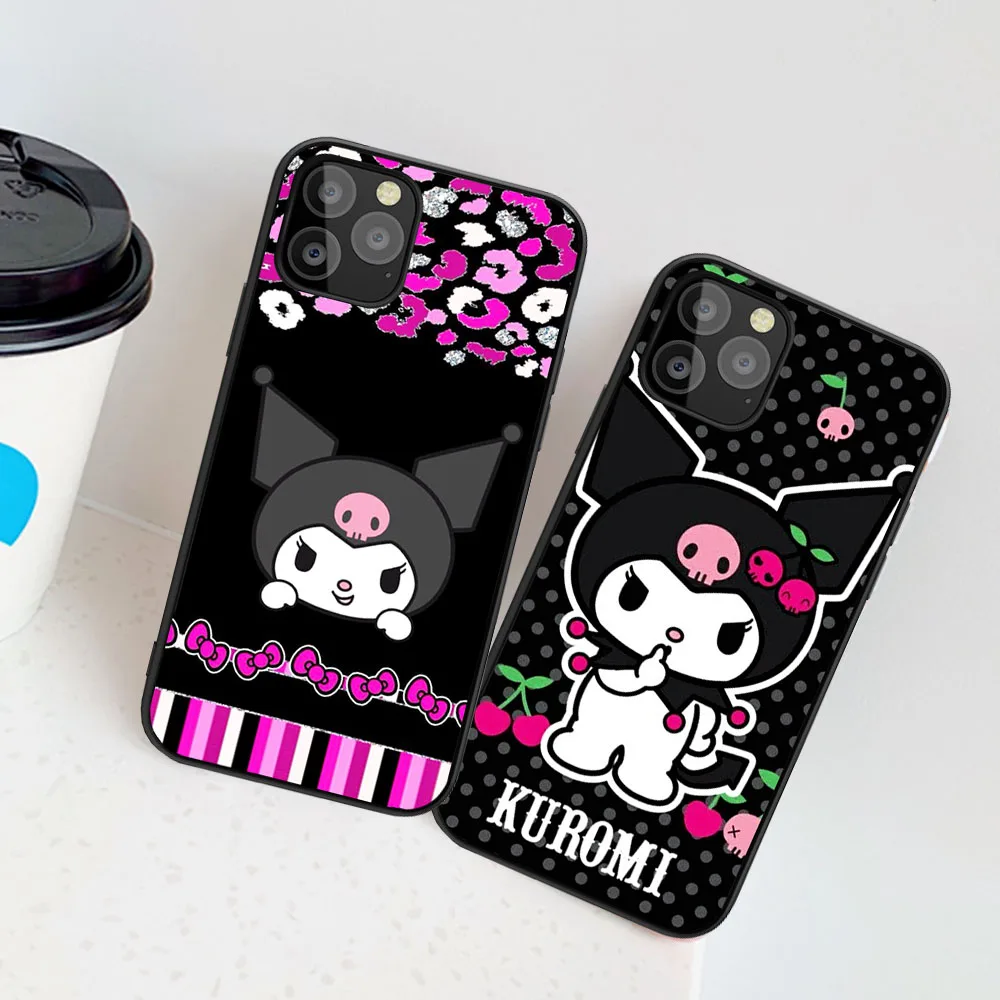 Kuromi Silicone Soft TPU Case For iPhone - KawaiiMerch.com