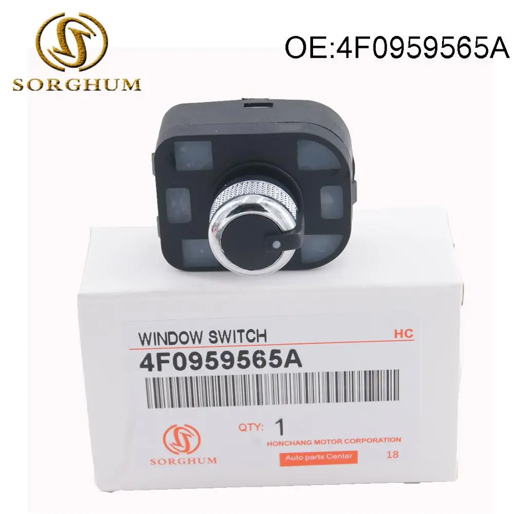 4F0959565A NEW Side Knob Control Mirror Adjust Switch For AUDI A4 S4 B6 ...