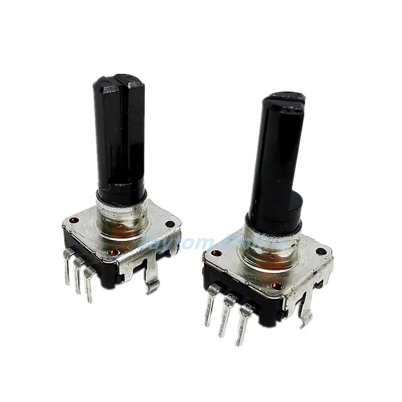5pcs EC12 Rotary Encoder RE12 360 Degree Audio Encoder Coding 3Pin 24 Position Without Push ...