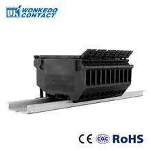 10Pcs UK5-HESI Black Screw Disconnect Lever Fuse 5*25mm 24V/220V LED UK 5 HESI Wire Electrical ...