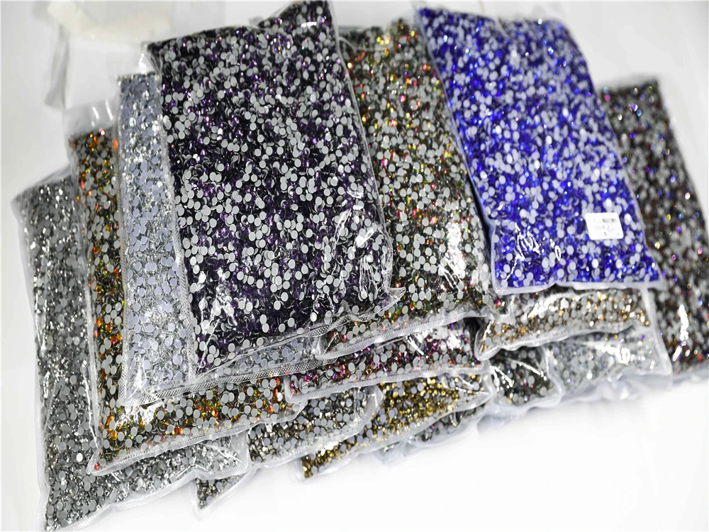 Bulk Bag 42 Colors Wholesale Top Quality Better Dmc Hotfix Rhinestones ...