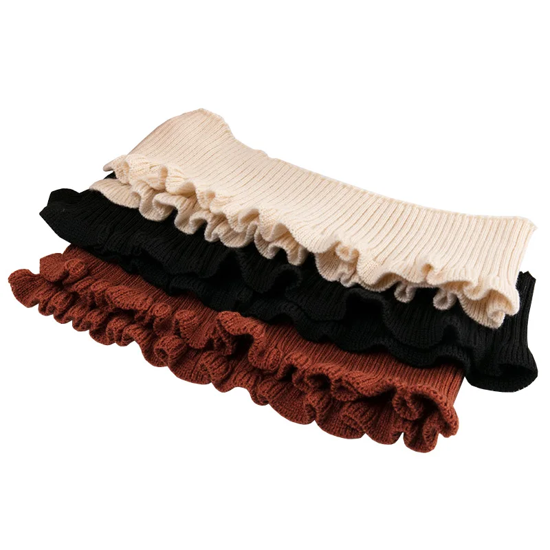Winter-Knit-Ribbed-Cuff-Fabric-Spandex-Ruffled-Fabric-For-Lady-s-Collar ...