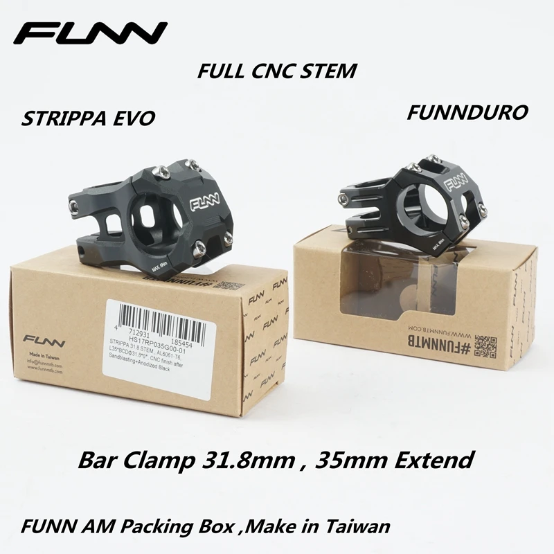 Funn Dh Stem 35mm | Funn Strippa Evo | Funnduro Stem | Bar Clamp | Funn ...