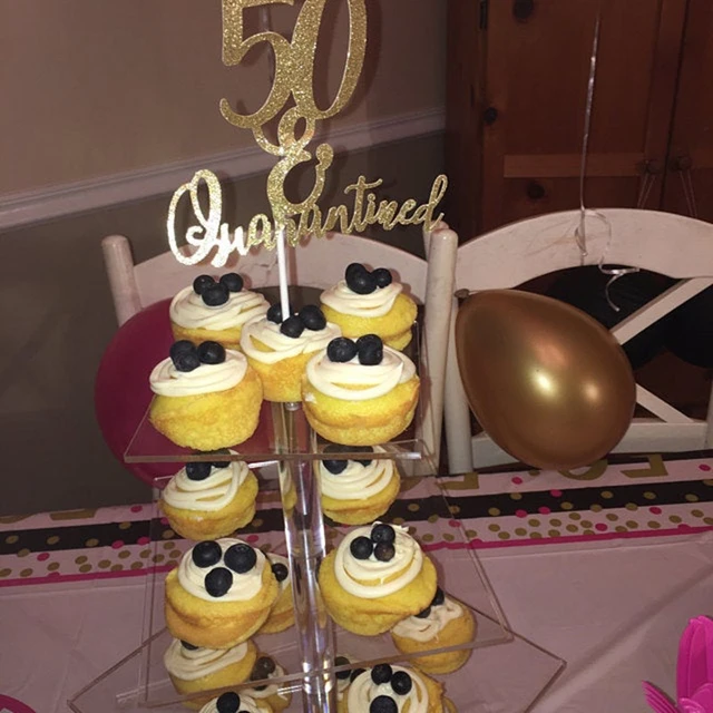 50th Birthday Cupcake Decorating Ideas