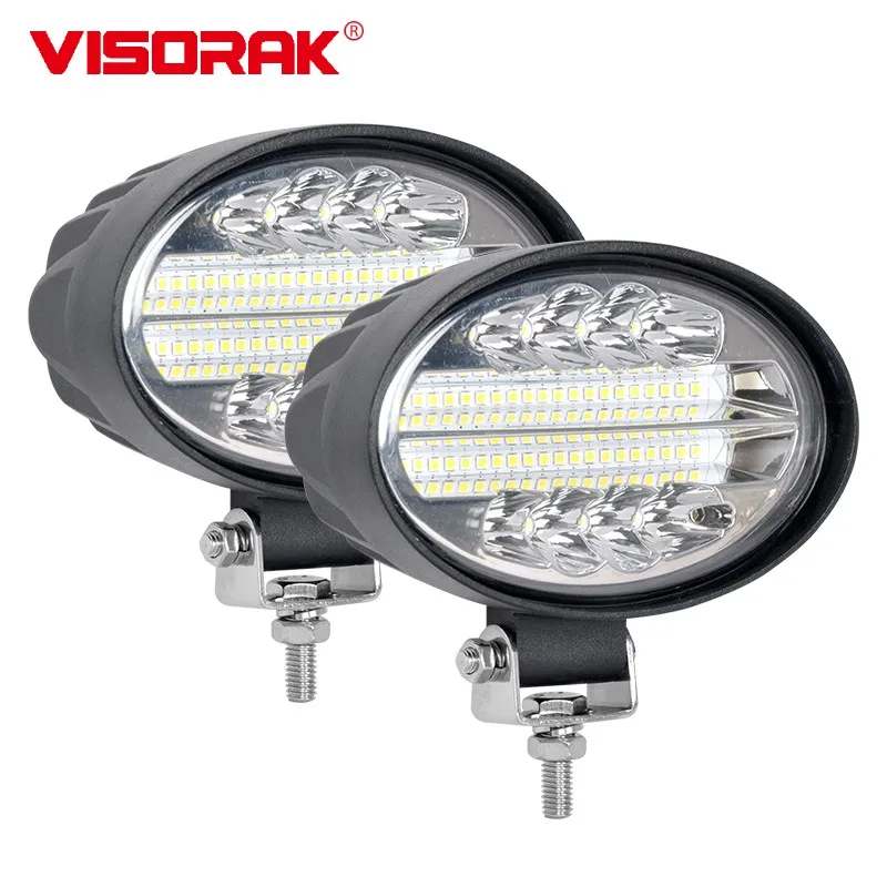 VISORAK 5" Harvester Oval LED Work Light For SUV ATV Car 4x4 4wd ...