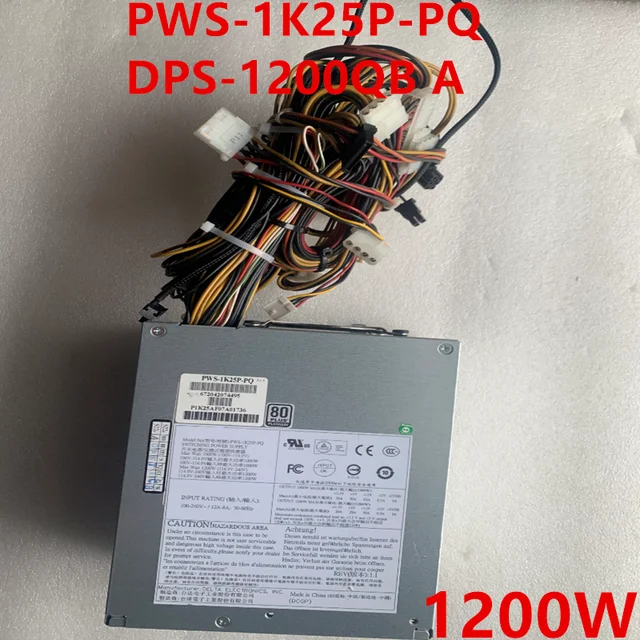 Original PSU For Supermicro 1200W Switching Power Supply PWS-1K25P-PQ ...