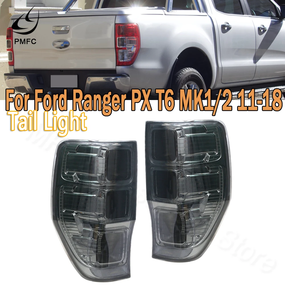 PMFC-Rear-Tail-Lights-Smoked-Rear-Tail-Lamp-Assembly-For-Ford-Ranger-PX ...