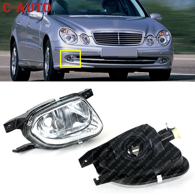 Car Fog Lights Headlights For Mercedes-Benz W211 2003-2006 E200 E220 ...
