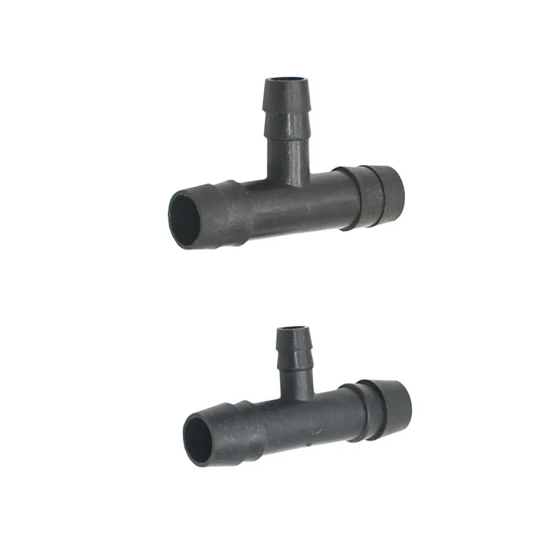 Garden Hose T-type 1/2" To 8mm 10mm Reducer Tee Water Splitter Barb 3 ...
