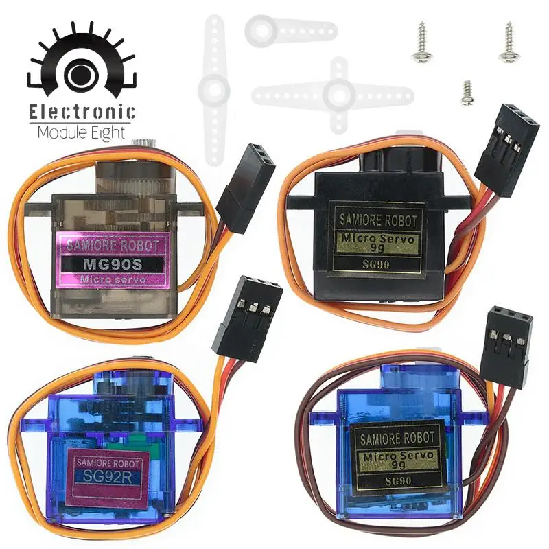 Electr-nica-inteligente-Rc-Mini-Micro-Classic-servos-9g-SG92R-SG90 ...