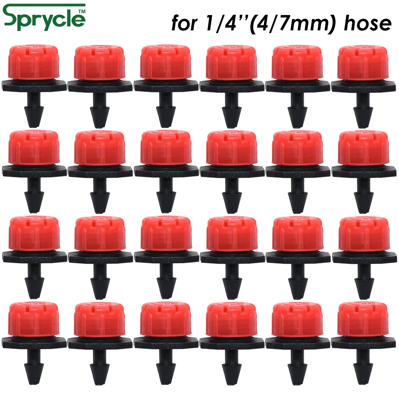 50-800PCS-Garden-1-4-Adjustable-Nozzles-Drip-Irrigation-Agriculture ...