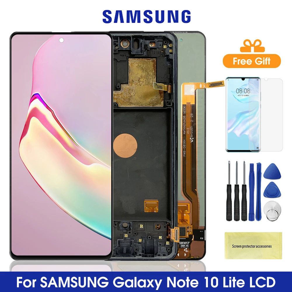 6.7'' Original N770 Lcd For Samsung Galaxy Note 10 Lite Lcd Display ...