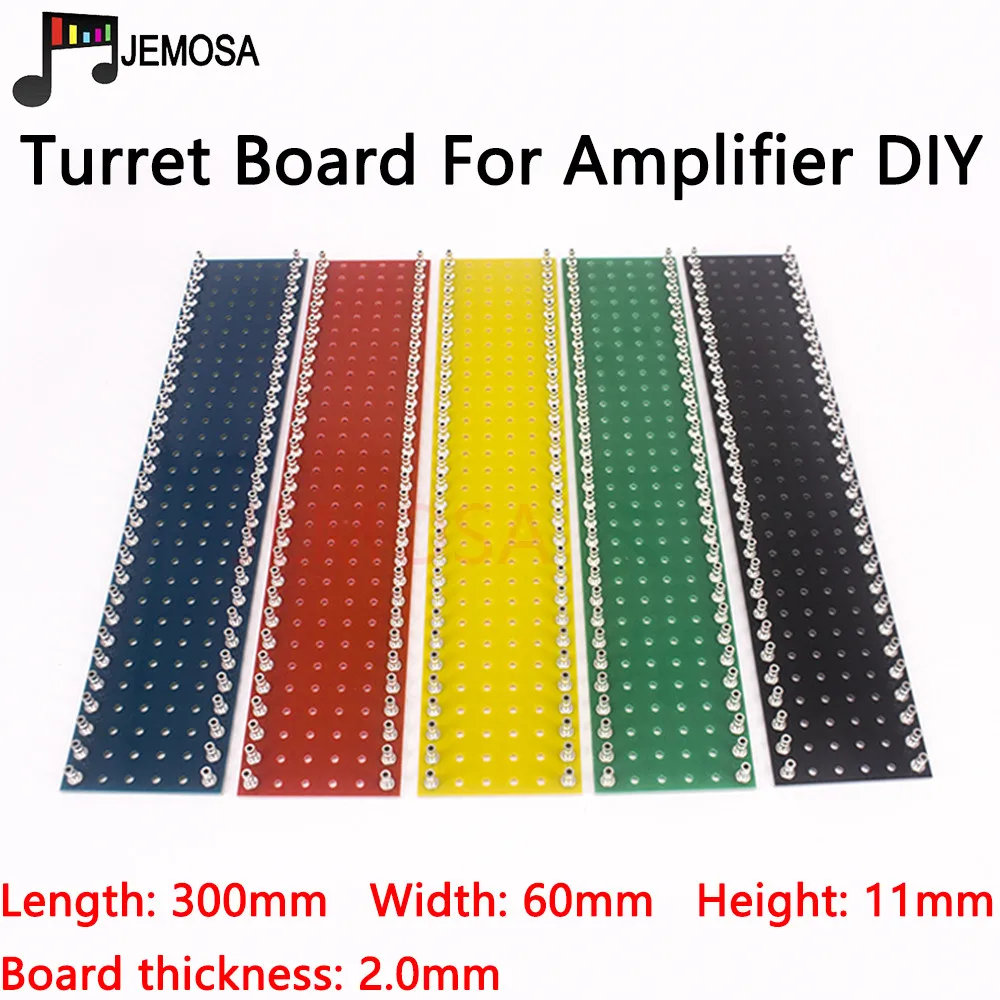 1PC 60 posts Turret Board DIY Audio Strip Tag Board Terminal Turret Lug ...