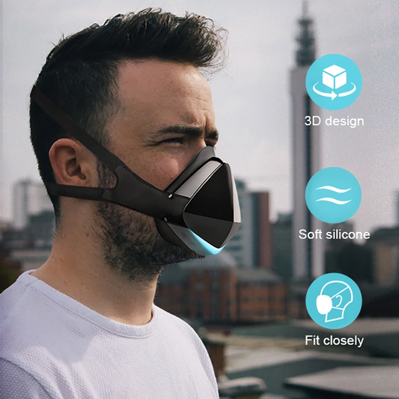 Reusable-Face-Mask-Electric-KN95-Hepa-Filter-Fan-Air-Purifier-Mask-Face ...