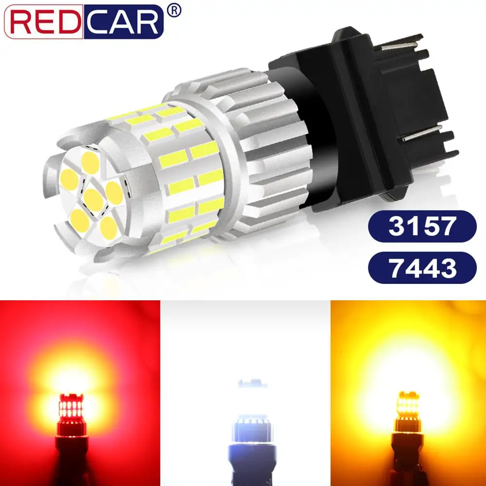 1Pcs T20 Led Bulb 7443 W21/5W Led Light T25 3157 P27/7W Led Car Turning ...