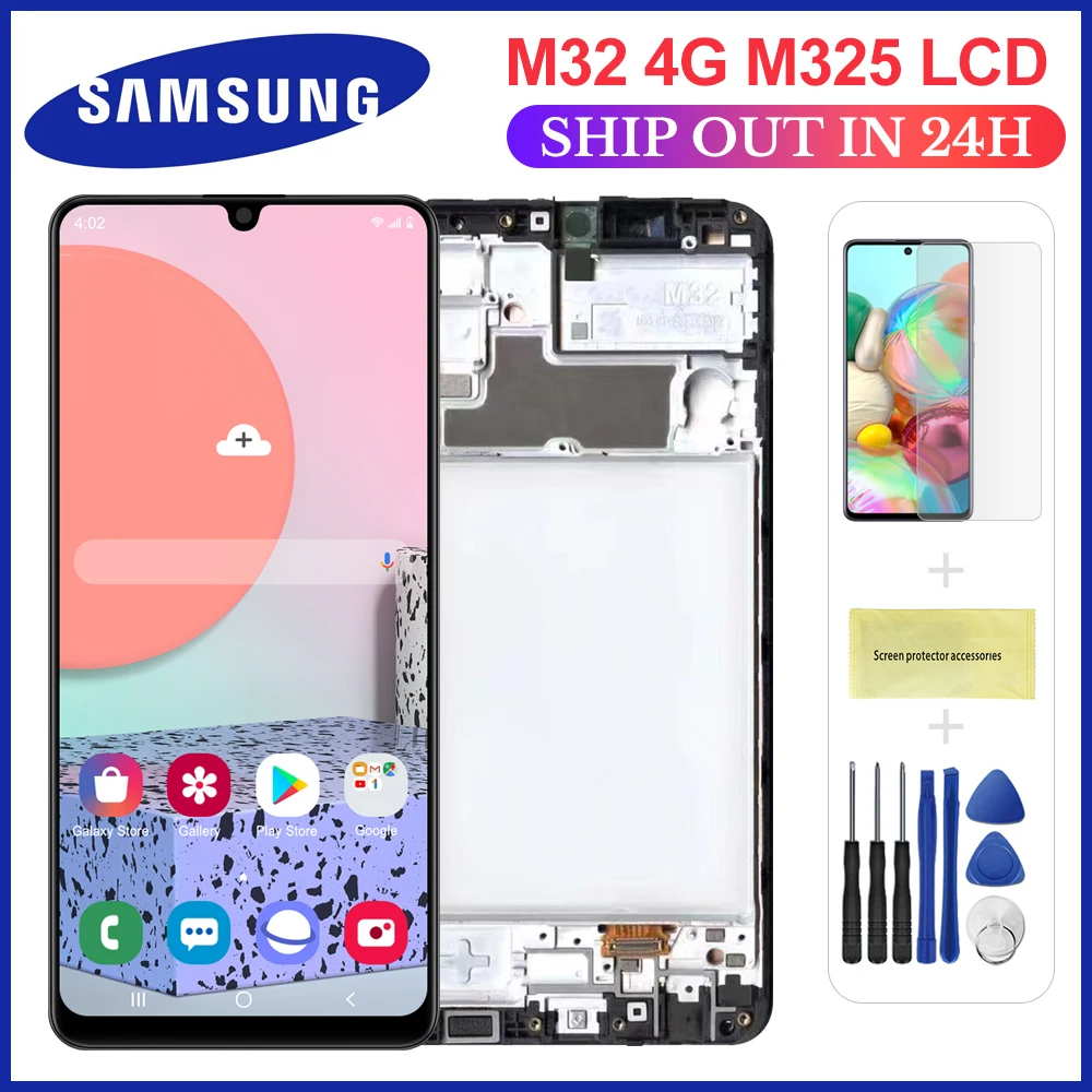 6.4" New Original For Samsung Galaxy M32 M325F M325F/DS M325 LCD ...