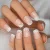 Beige Gradient French Manicure Tips Gorgeous And Classy Natural Fake ...
