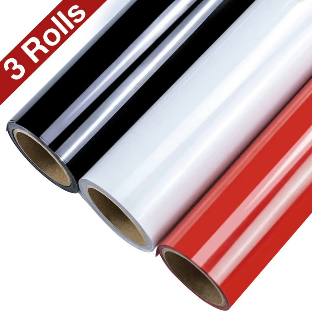 Heat-Transfer-Vinyl-3-Rolls-Black-White-and-Red-HTV-Vinyl-Rolls-Multi ...