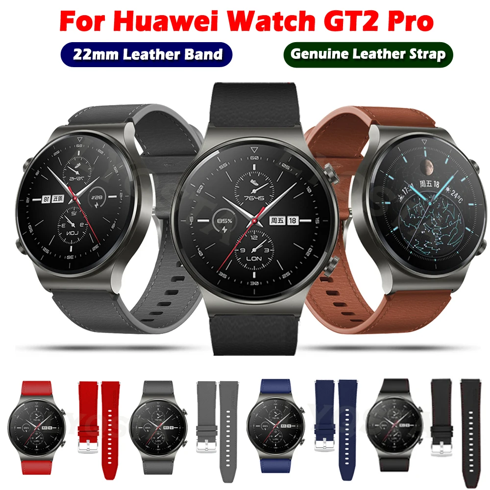 Official Style Leather Strap For Huawei Watch GT 2 Pro Band Women Men ...