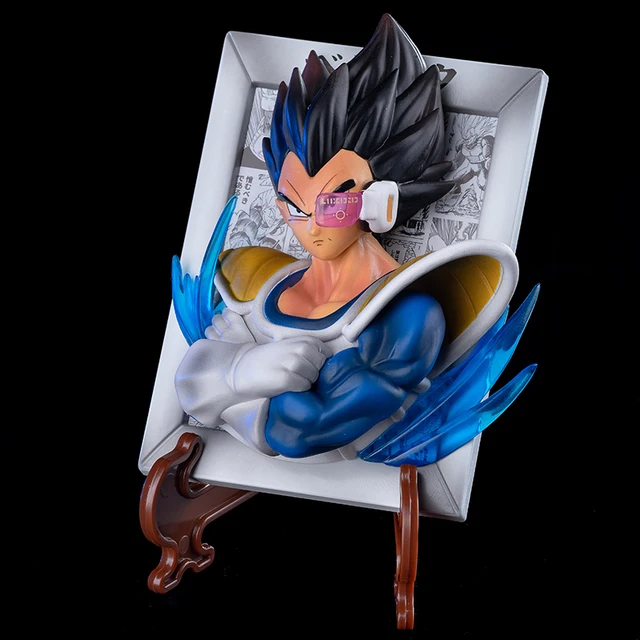 DBZ Vegeta and Goku Photo Frame PVC Figure - Otakufort