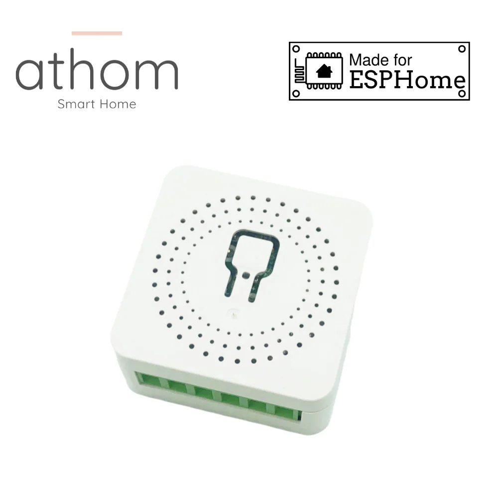 Athom Preflashed Esphome Mini Relay Switch 3 Way 16a Works With Home ...