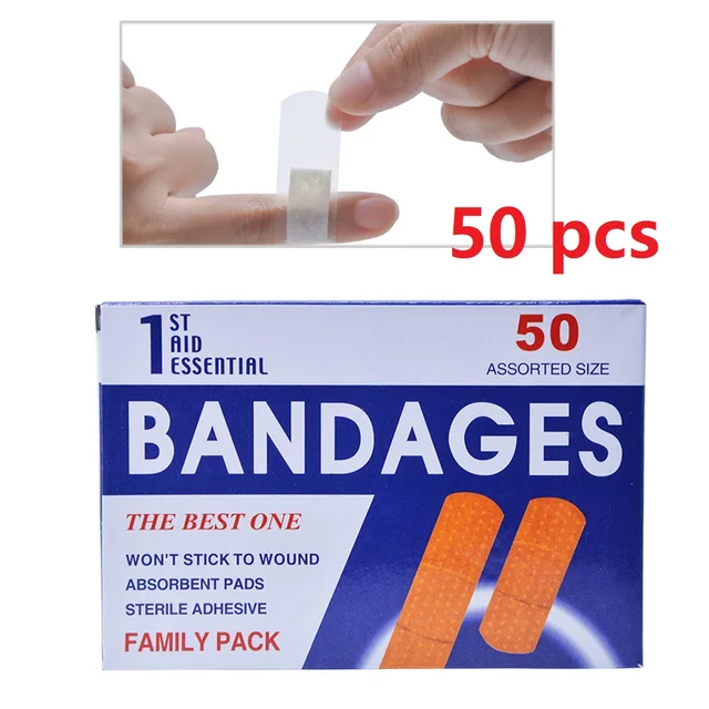 100pcs box 2019 First Aid Circle Ring Bandage Round Band Wound Plaster ...