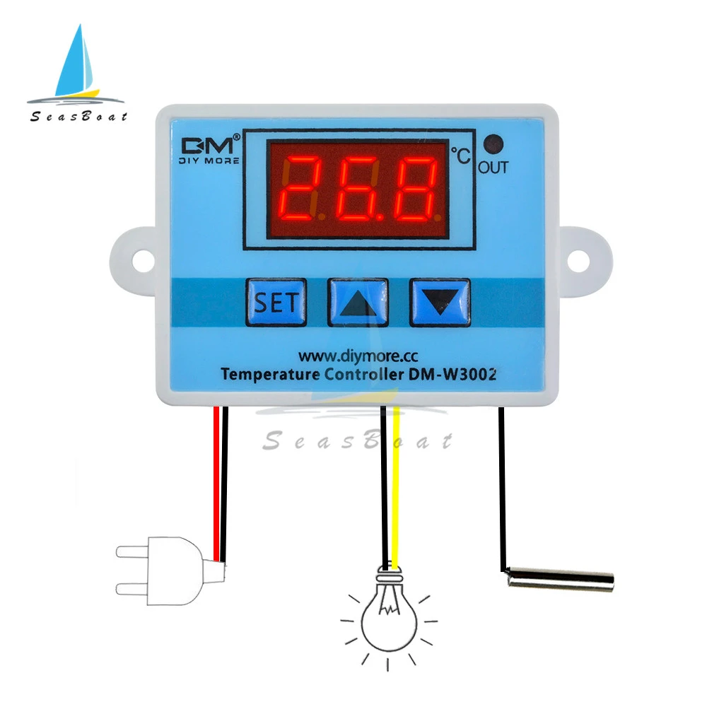 Thermostat Switch Thermometer | Digital Thermostat Heating ...