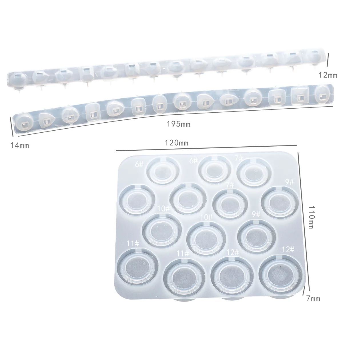 DIY Crystal Epoxy Faceted Gem Ring Dove Egg Diamond Ring Mold ...