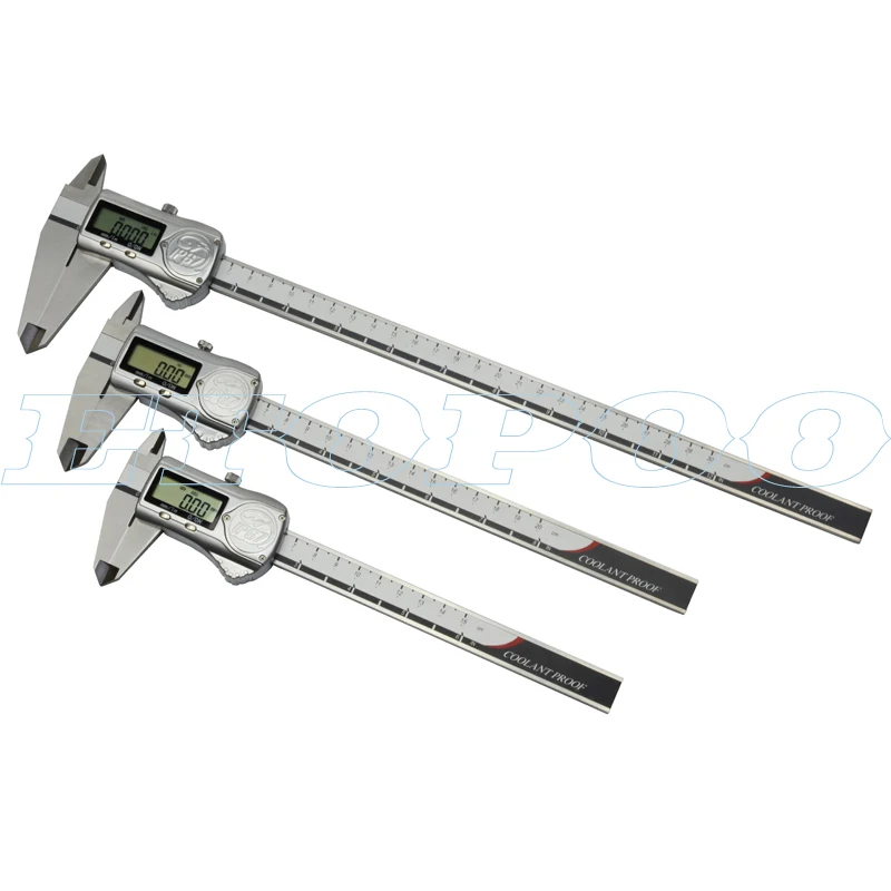 IP67 Waterproof Digital Vernier Caliper Electronic Stainless Steel ...