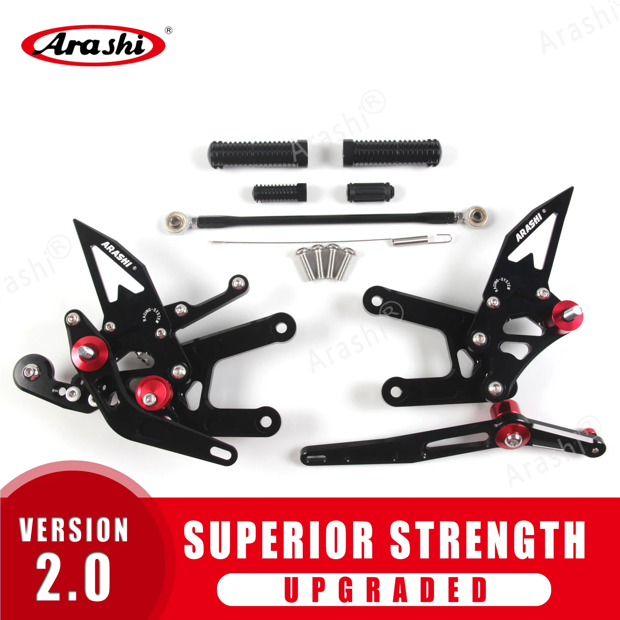 Arashi-Adjustable-Footrest-Rearsets-For-YAMAHA-YZF-R6-2006-2016-YZF-R6 ...