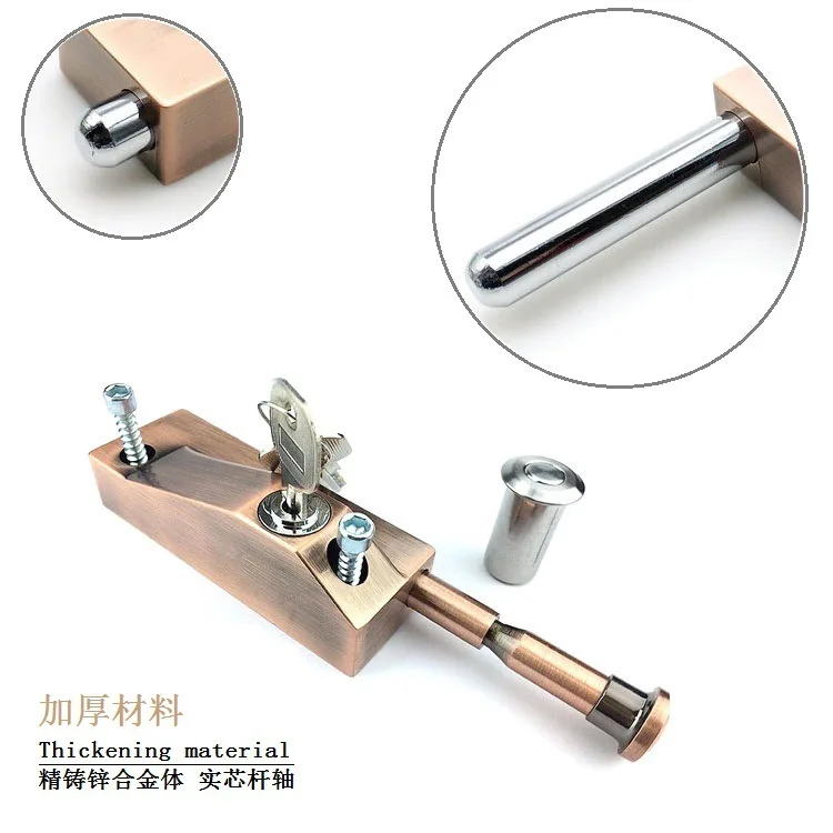 Revolving Door Latch Lock Thick Heavy Duty Latch KFC Door Latch Lock ...