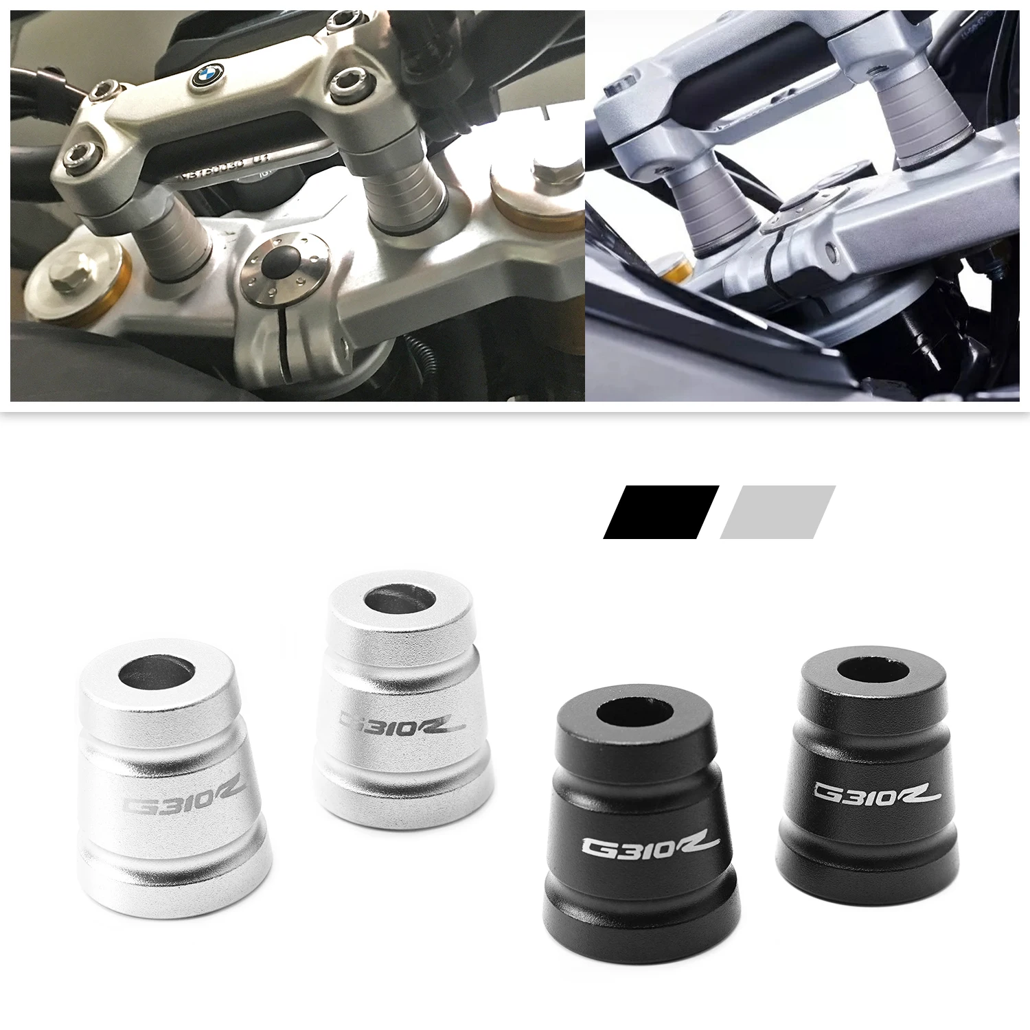 For-BMW-G310R-G310GS-2015-2021-Motorcycle-CNC-Aluminum-Handlebar-Riser ...
