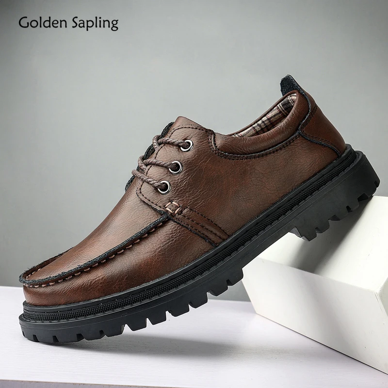 Sapata de ouro formal sapatos masculinos retro plataforma mocassins ...