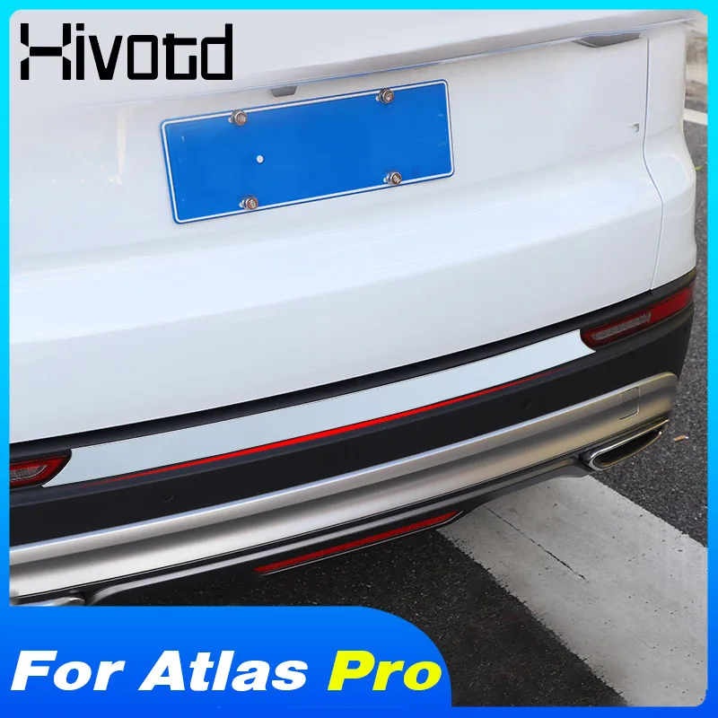 Car Rear Bumper Covers Trim Stainless Steel Strip Decoration Exterior ...