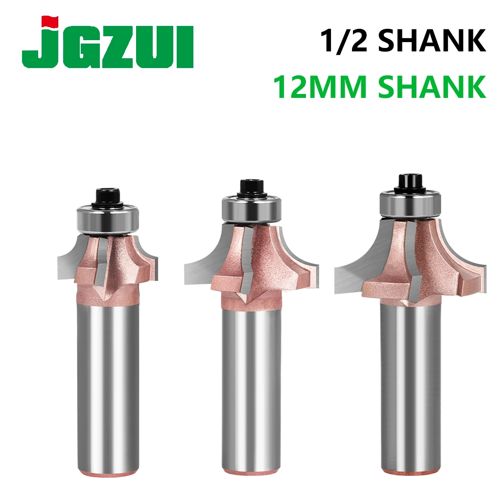1-2-12MM-Shank-Industr-Grade-Corner-Round-Woodworking-Milling-Cutter ...