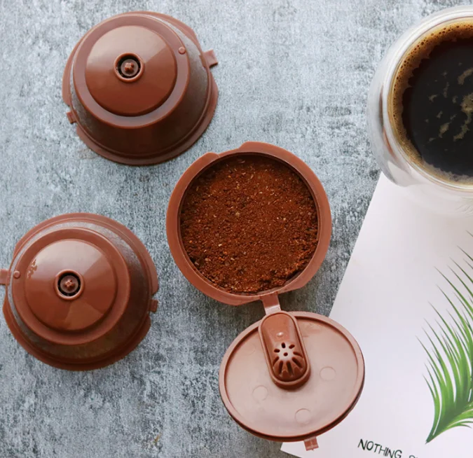 Compatible with reusable filter to fill coffee capsule shell J03