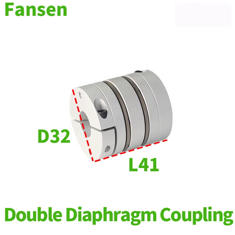 D32L41-Shaft-Coupler-Aluminum-Flexible-Connector-Double-Diaphragm ...