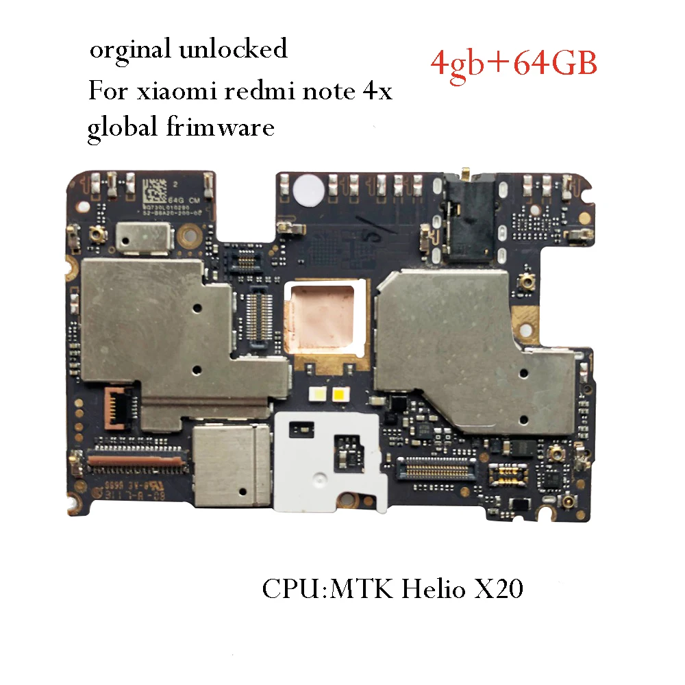 Desbloqueado mainboard placa mãe para xiaomi redmi nota 4x 4 versão ...