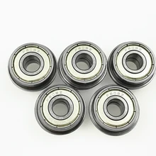 10PCS 20PCS F608ZZ F608 ZZ With Flange Miniature Deep Groove F608 Ball ...