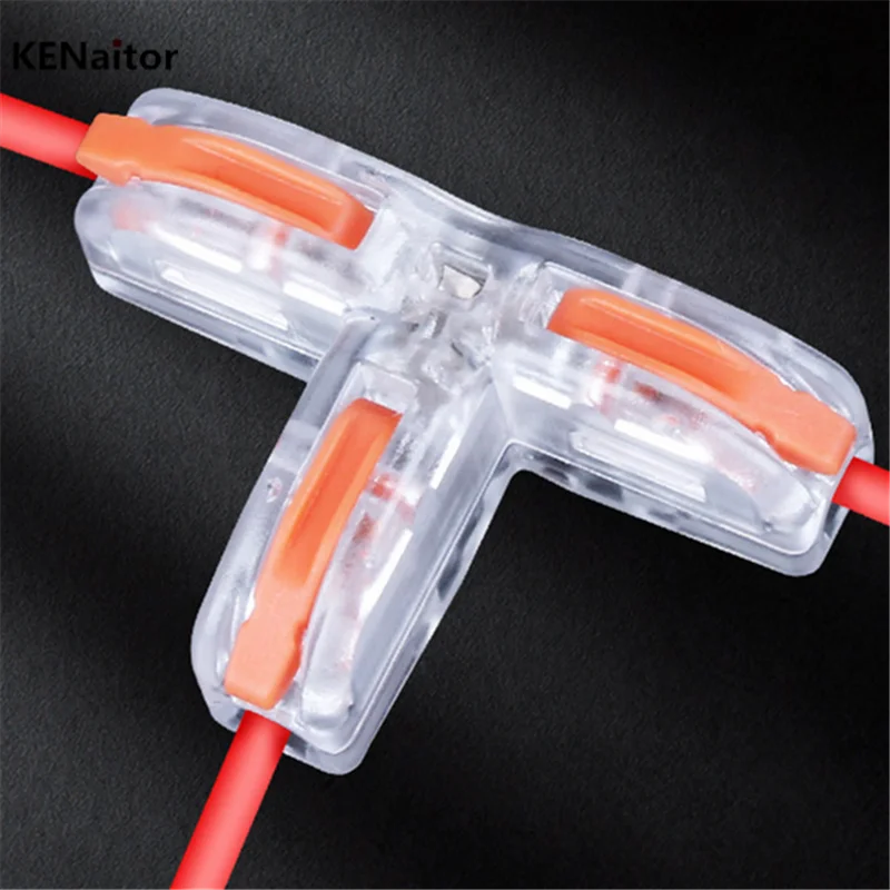 New Universal T-Type Wire Connector Quick Distribution Terminal ...