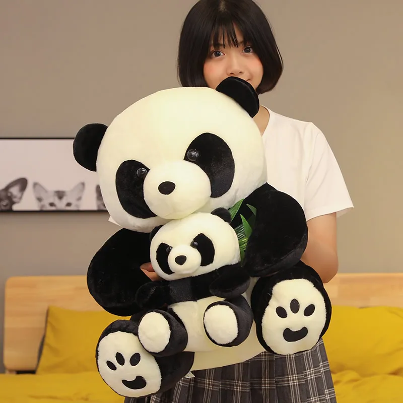 Cute Animal Bamboo Panda Doll Plush Toy Big National Treasure Gug Bear ...