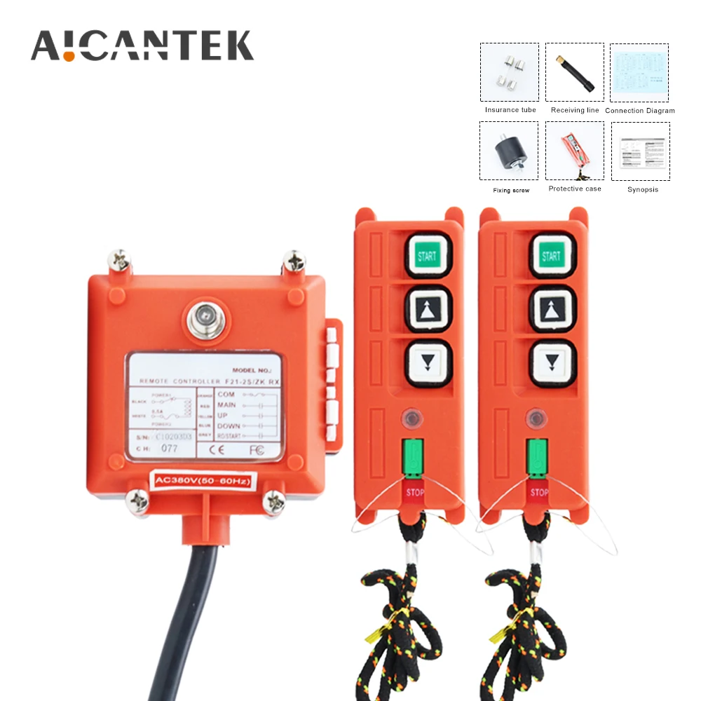 F21-2s Wireless Industrial Remote Control 220v/12v/24v Electric Hoist ...