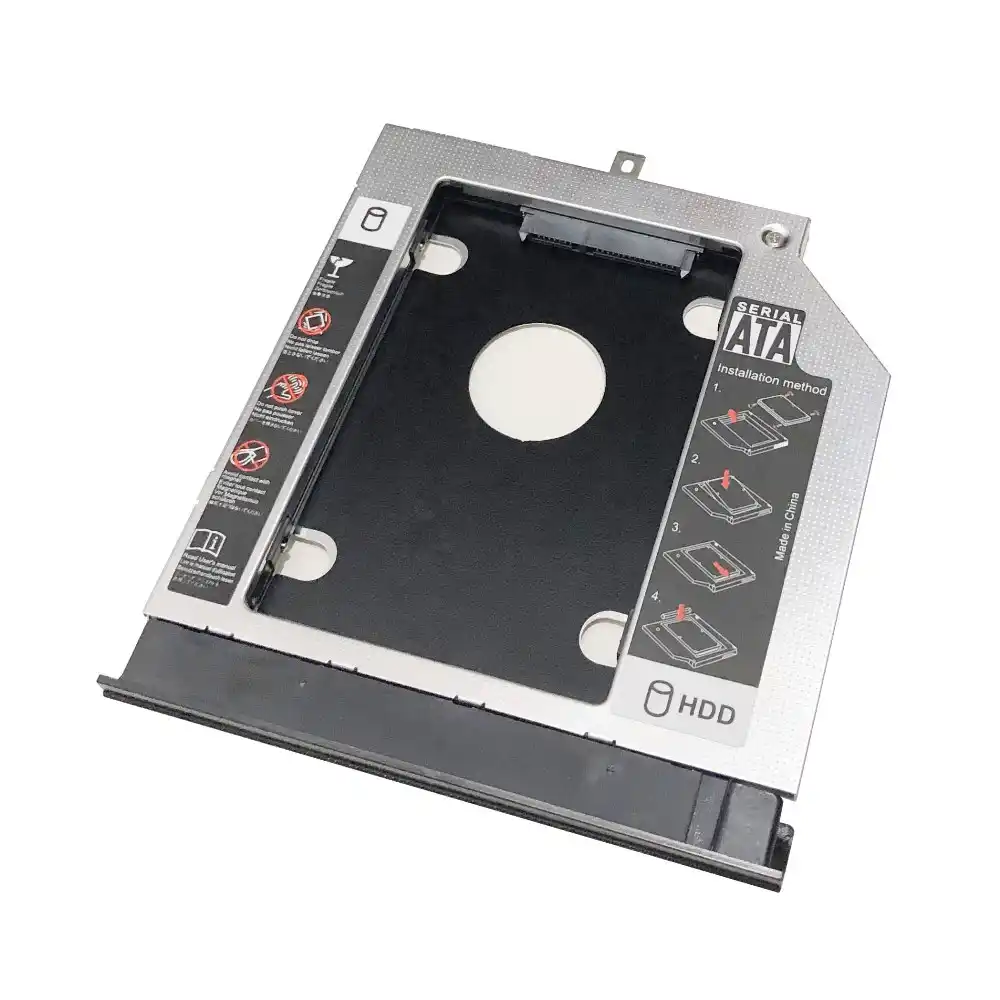12.7mm 2nd HDD SSD Hard Drive Optical bay Caddy Frame Adapter for ASUS ...