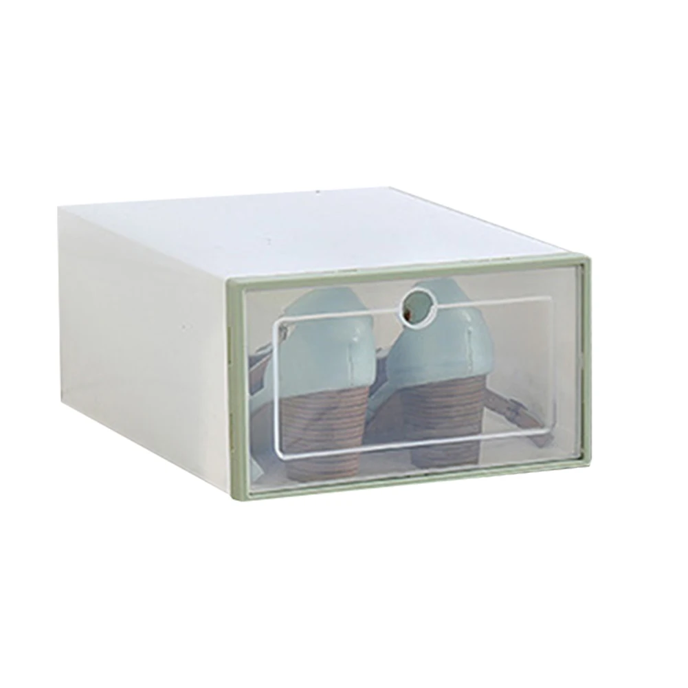 1Pcs-Stackable-Dustproof-Shoes-Box-Transparent-Storage-Shoe-Box-Drawer ...
