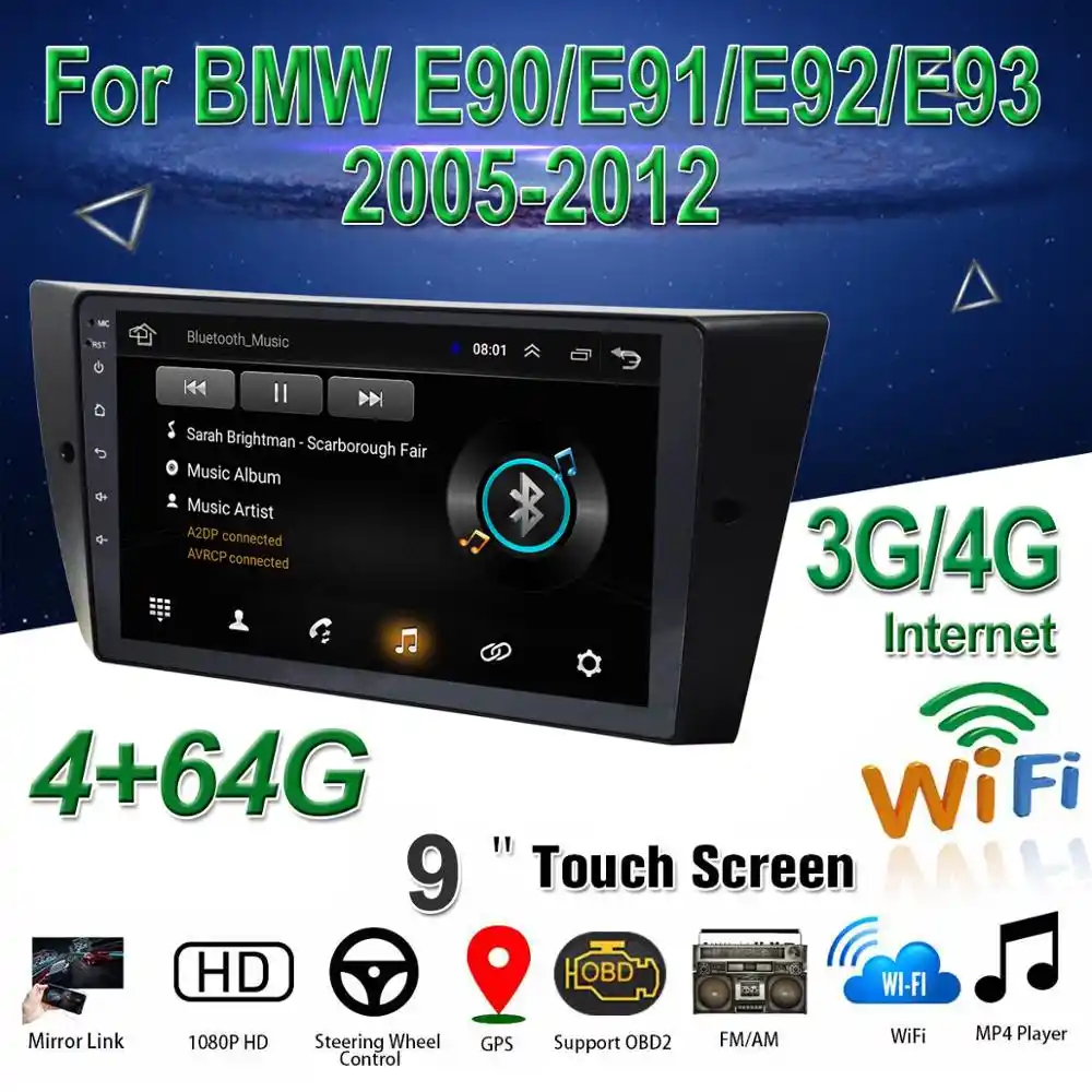 9inch Android for BMW E90 E91 E92 E93 330i 318i 320i 325i ,car dvd,gps ...