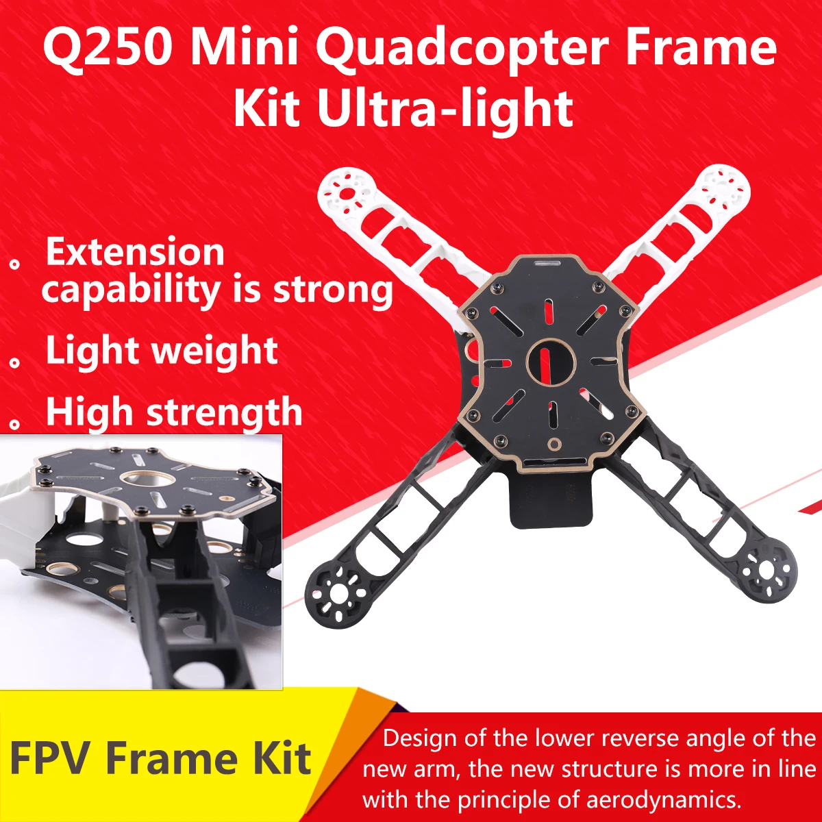 Pcb Version Q330 Alien Across Rc Quadcopter Frame 330mm High-strength ...